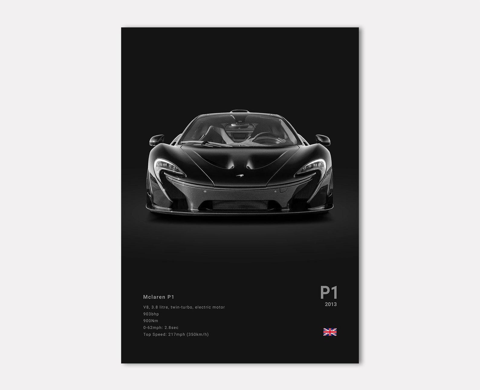 Mclaren P1 Poster Print | Wall Art | Car Photography - Etsy