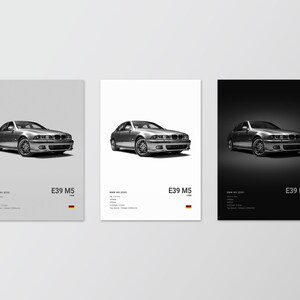 M5 (E39) Poster Print | Wall Art | Car Photography - Etsy
