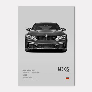 BMW M3 CS F80 Poster Print | Wall Art | Car Photography - Etsy