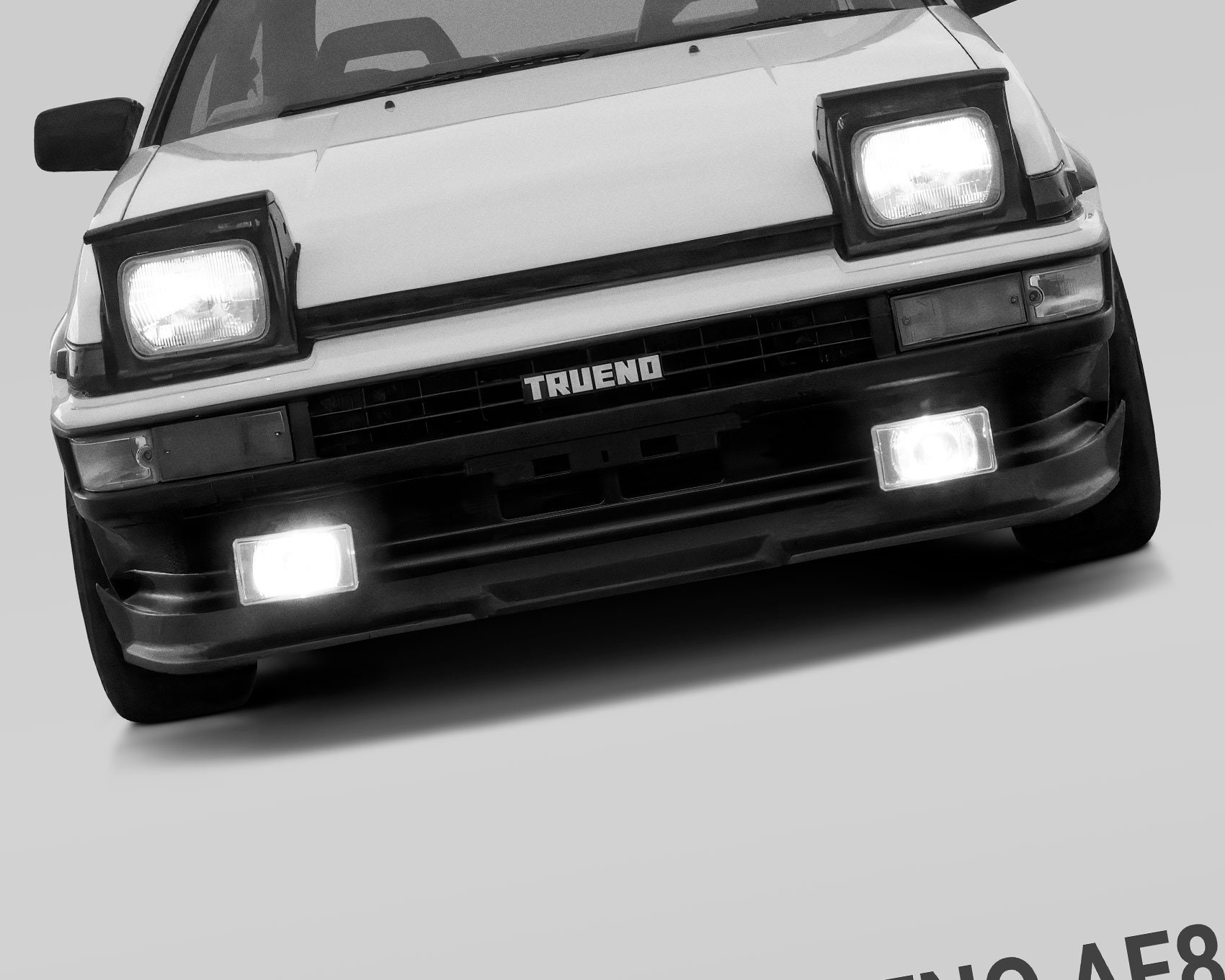 Toyota Sprinter Trueno GT Apex AE86 1985 Poster Print Wall Art Car ...