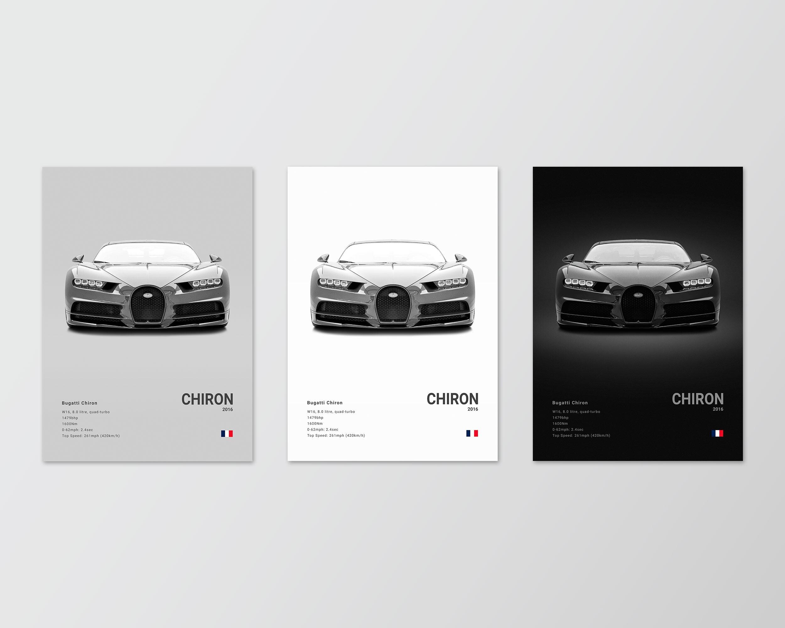 Bugatti Chiron Supercar Poster Print | Wall Art | Car Photography - Etsy