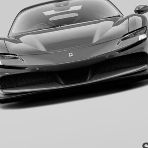 Ferrari SF90 Stradale Poster Print Wall Art Car Photography - Etsy
