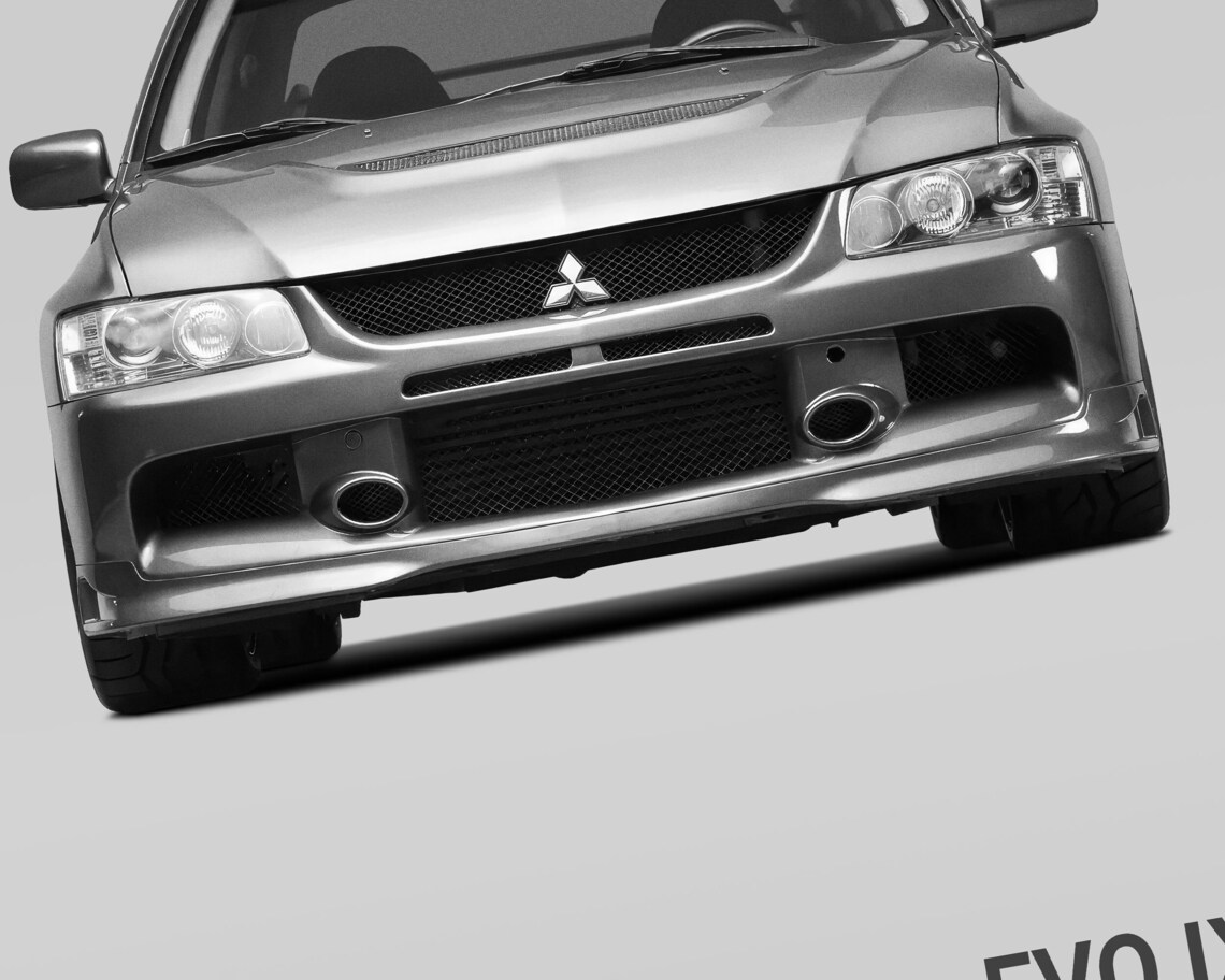 Mitsubishi Lancer Evo 9 Poster Print Wall Art Car - Etsy