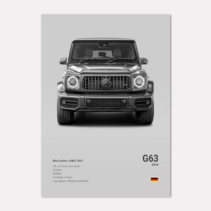 Mercedes-amg G63 Poster Print | Wall Art | Car Photography - Etsy