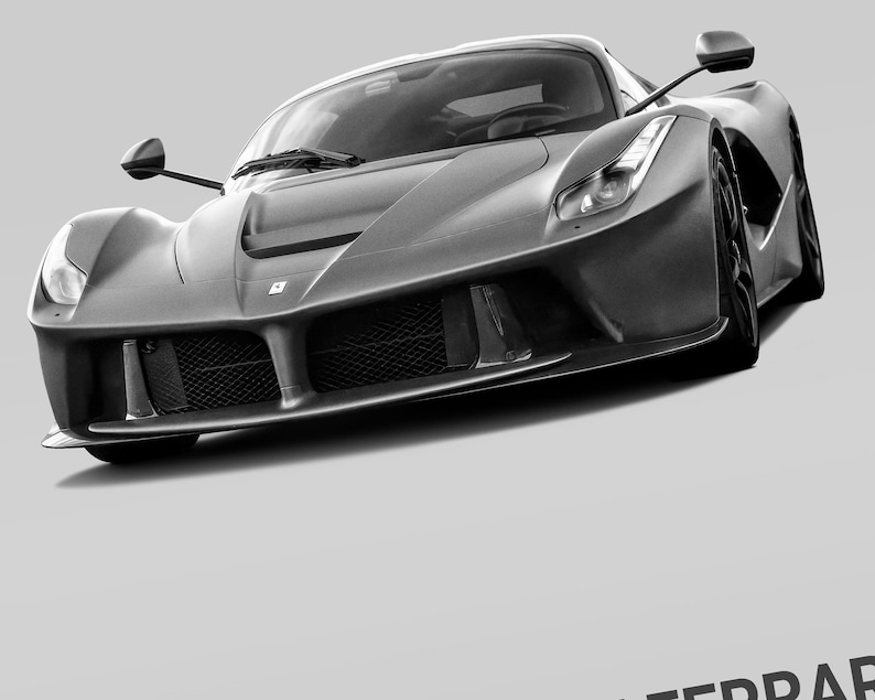Ferrari Laferrari Poster Print Wall Art Car Photography - Etsy