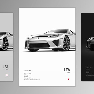 Lexus LFA Poster Print | Wall Art | Car Photography - Etsy
