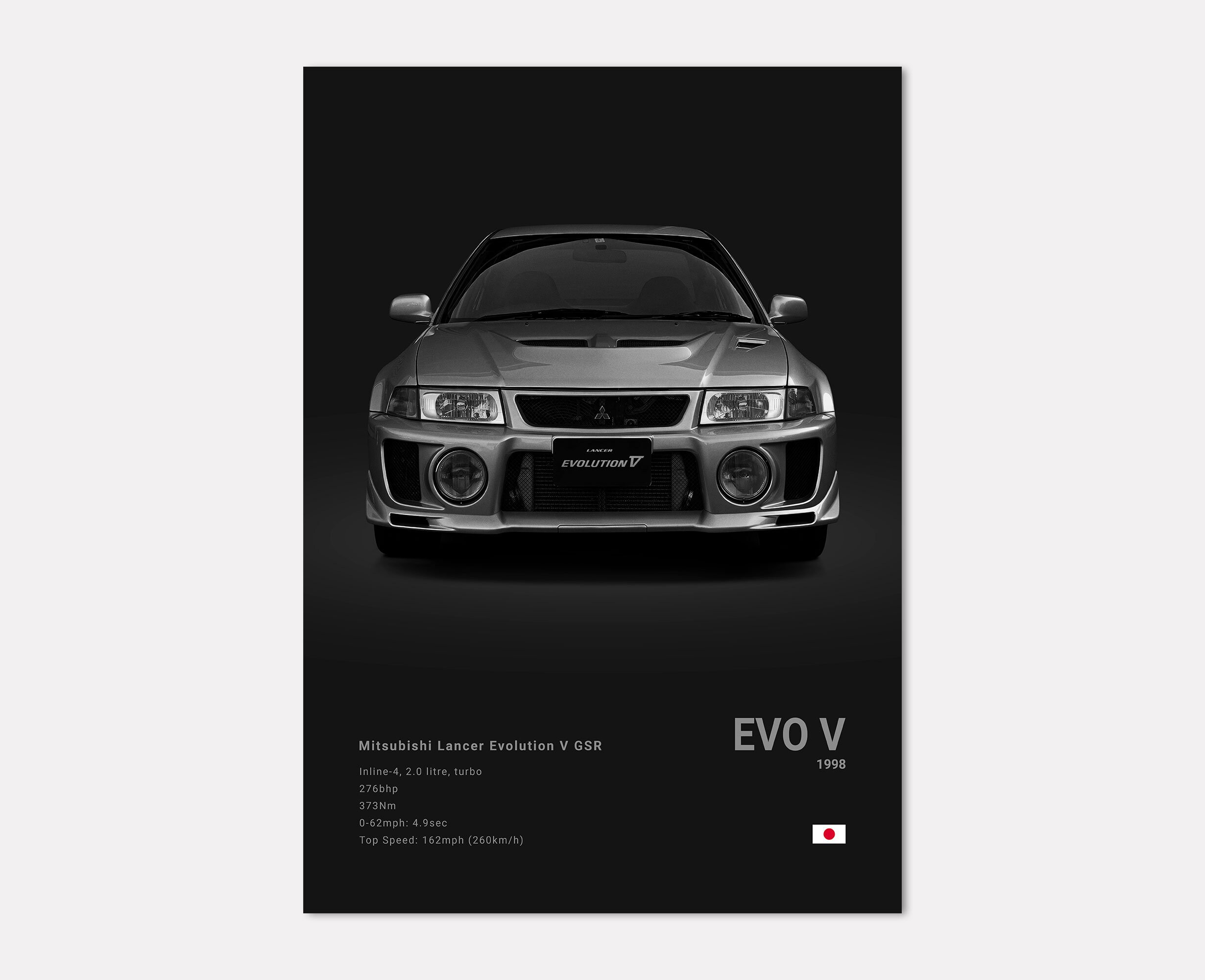 Mitsubishi Lancer Evo 5 GSR Poster Print Wall Art Car Photography - Etsy