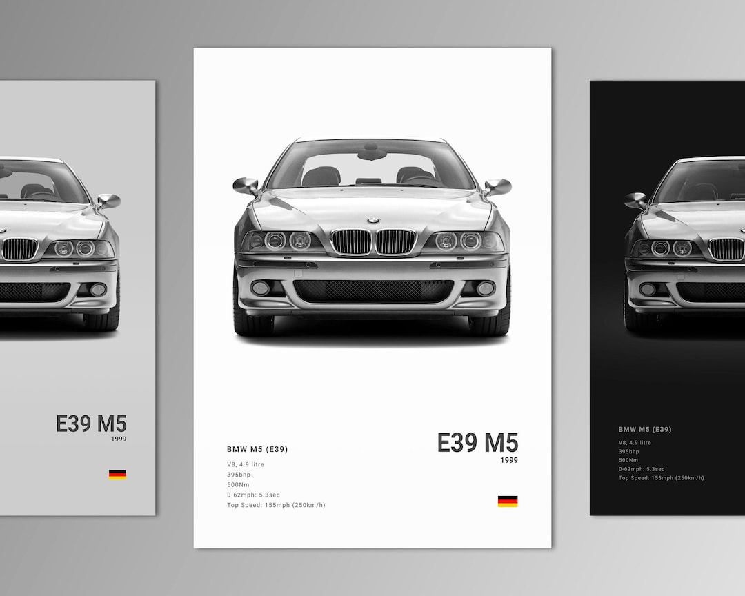 BMW M5 (E39) Poster Print | Wall Art | Car Photography - Etsy