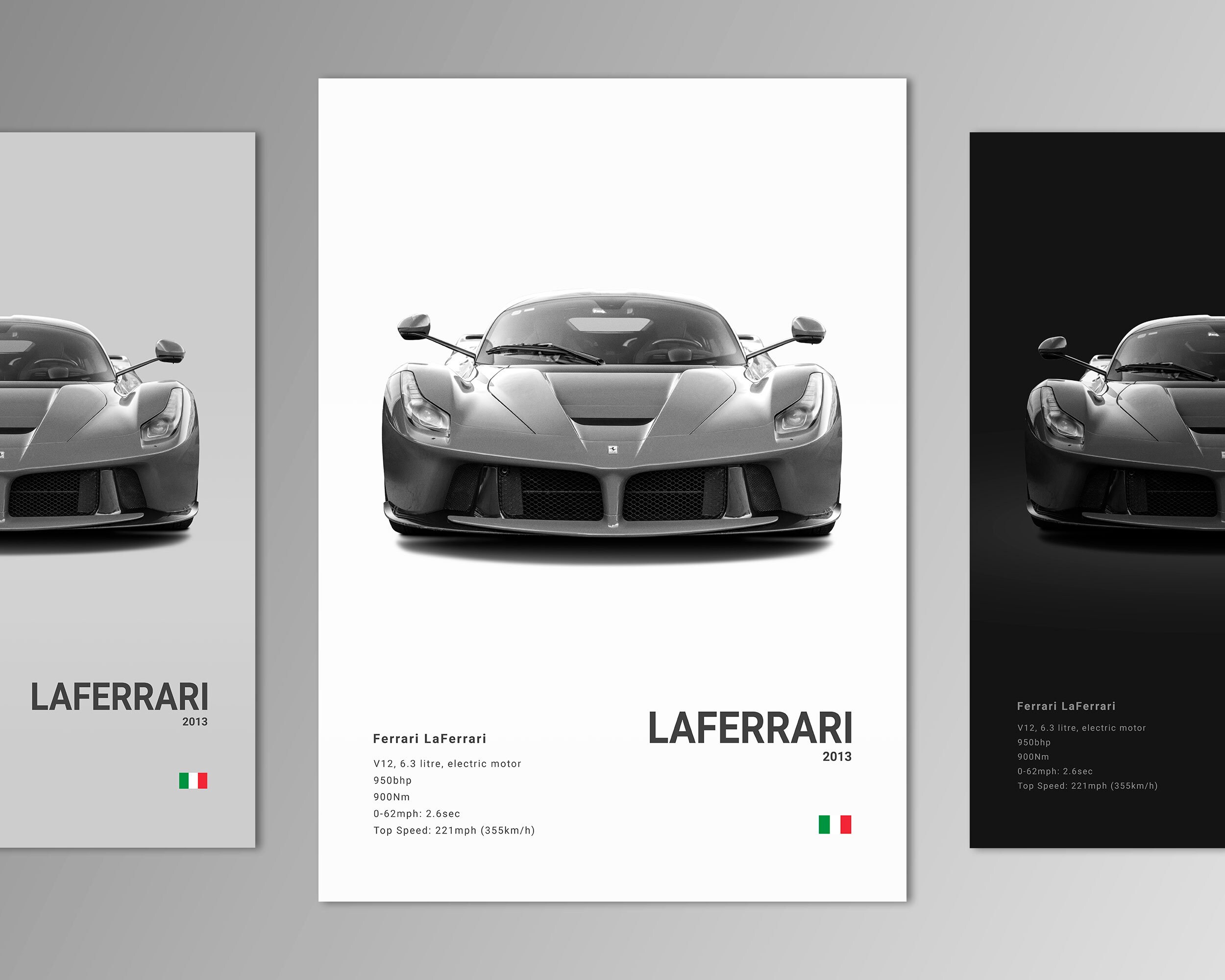 Ferrari Laferrari Poster Print Wall Art Car Photography - Etsy