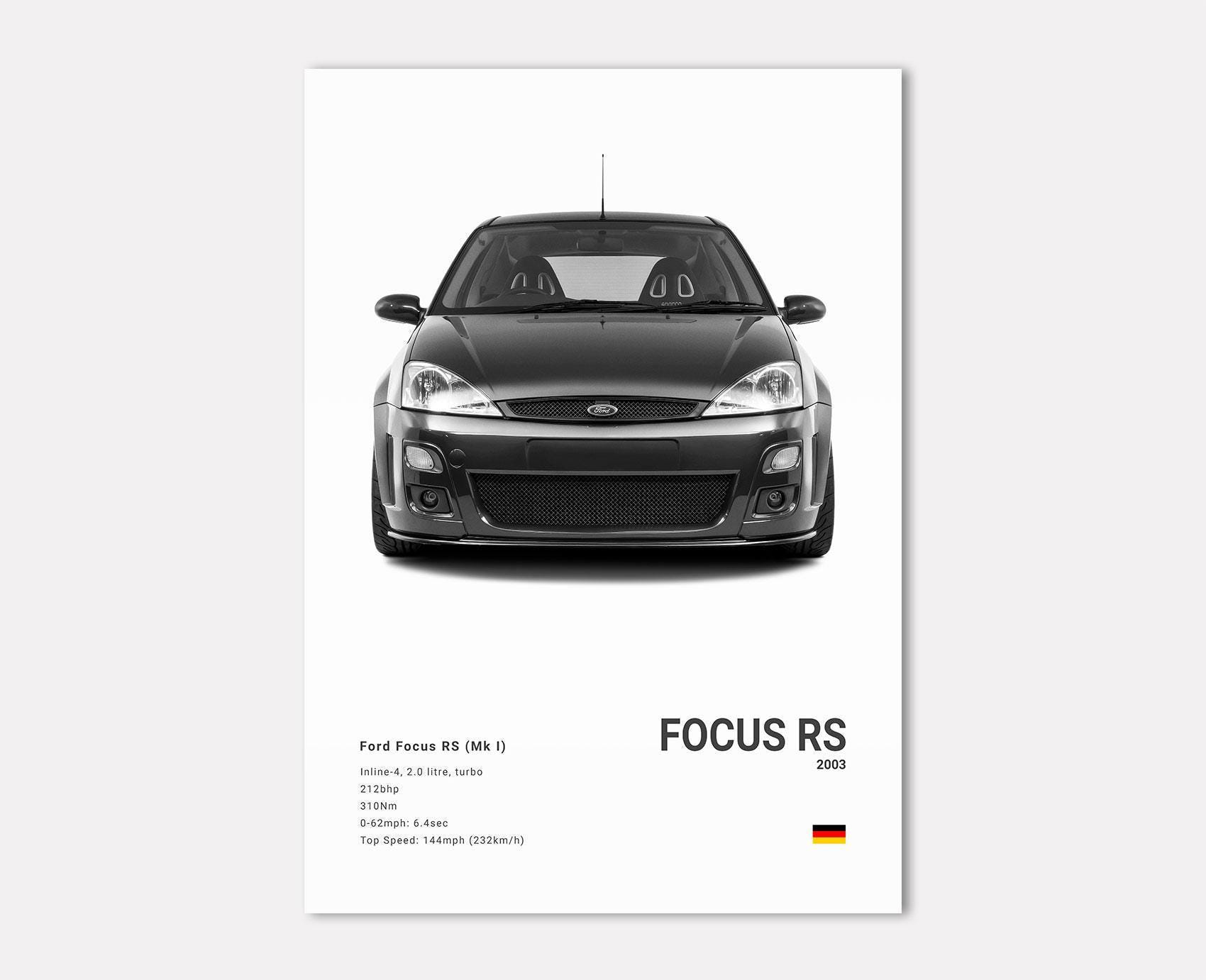 Ford Focus RS Mk1 Poster Print | Wall Art | Car Photography - Etsy