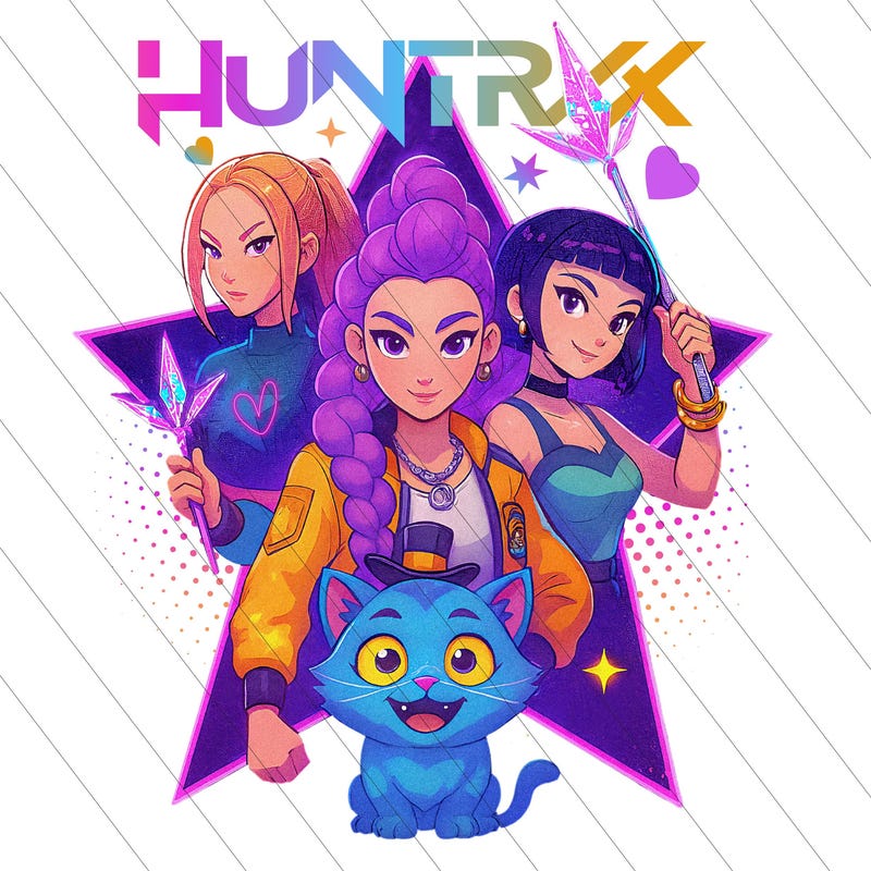 Huntrix kpop png - Etsy México