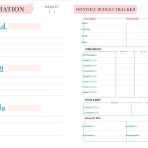 Digital Planner Bundle: Daily, Weekly, Monthly, Budget - Colorful & Ink ...