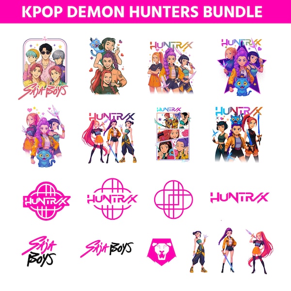 Kpop Demon Hunter Png Free Etsy