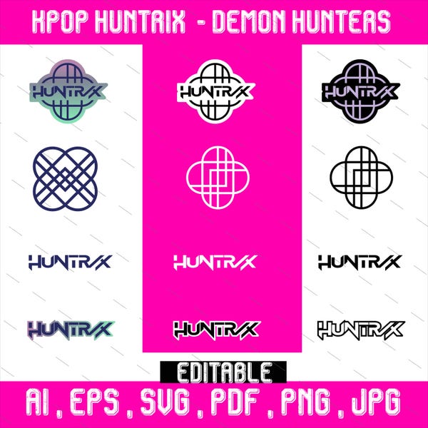 Huntrix Logo - Etsy UK