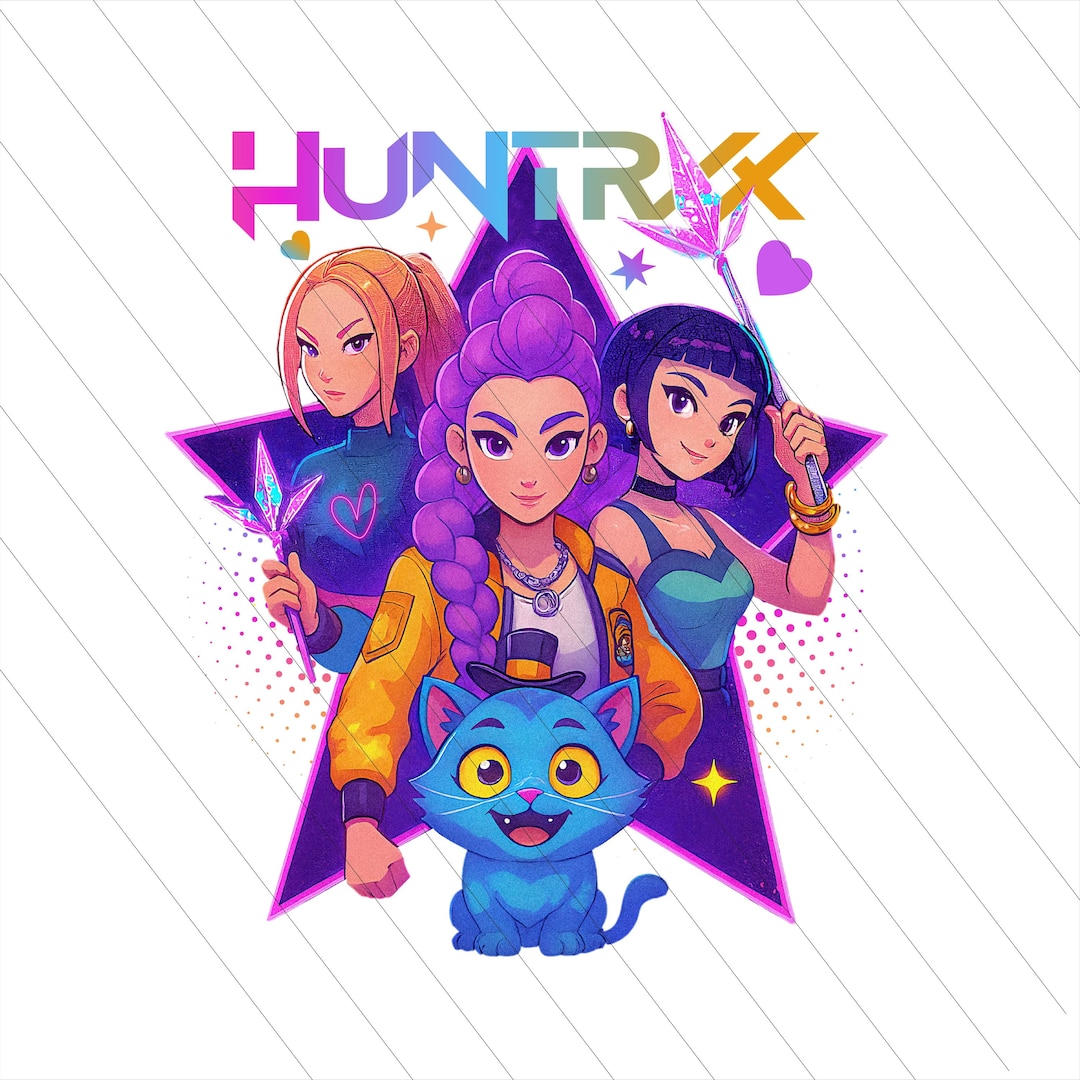 Kpop Huntrix PNG, Demon Hunters PNG, Saja Girls PNG, Derpy Tiger ...