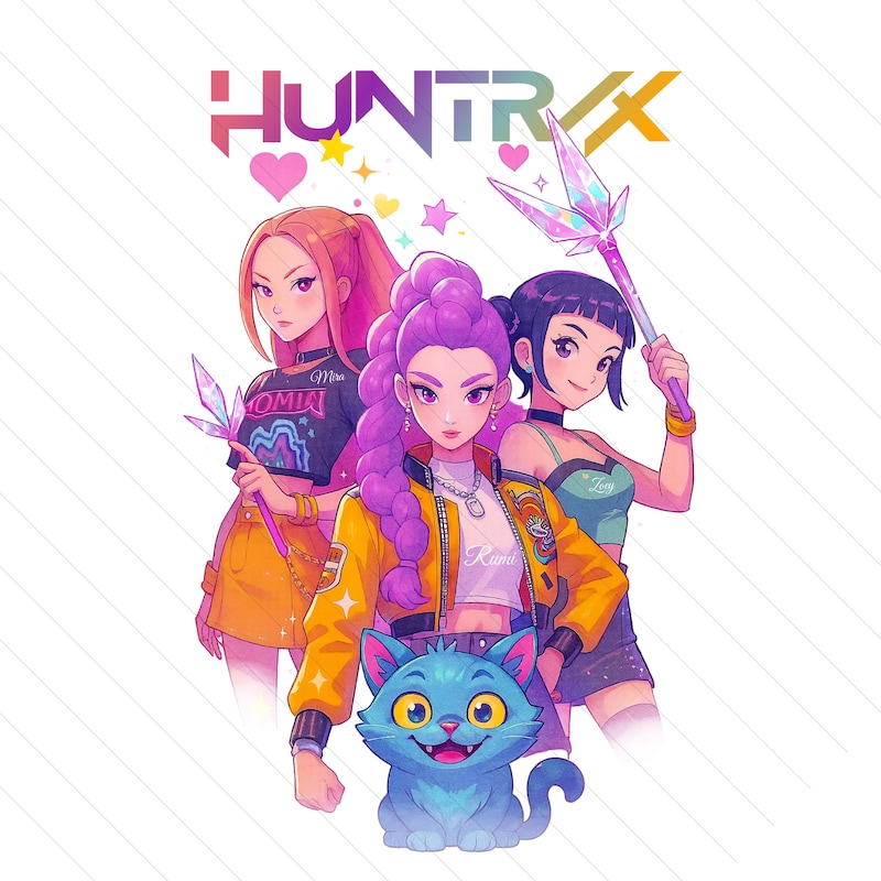 Kpop Demon Hunters Png - Etsy