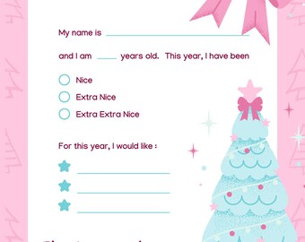 Gingerbread Themed Letter to Santa With Colorful Candy Printable - Etsy