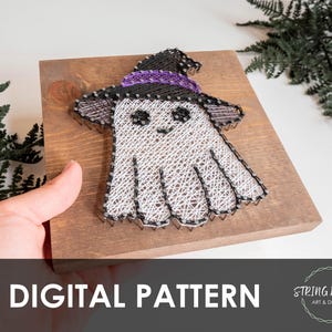 Halloween String Art Pattern Bundle - Cauldron - Jack-o-lantern - Ghost ...