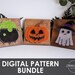 Halloween String Art Pattern Bundle - Cauldron - Jack-o-lantern - Ghost ...