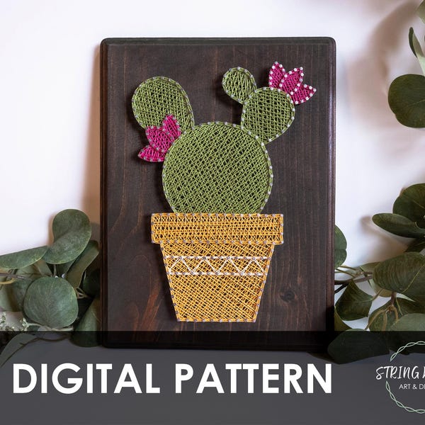 Cactus String Art - Etsy