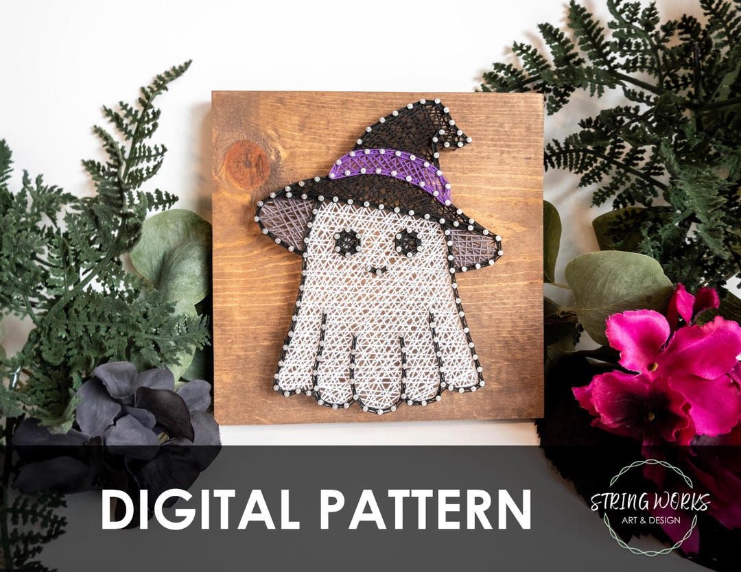 Ghost String Art Pattern - Etsy