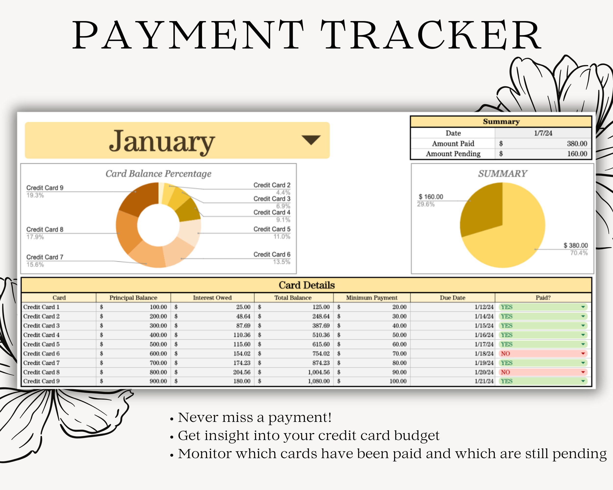 Ultimate Simple Budget Google Sheets Spreadsheet, Budget Planner ...