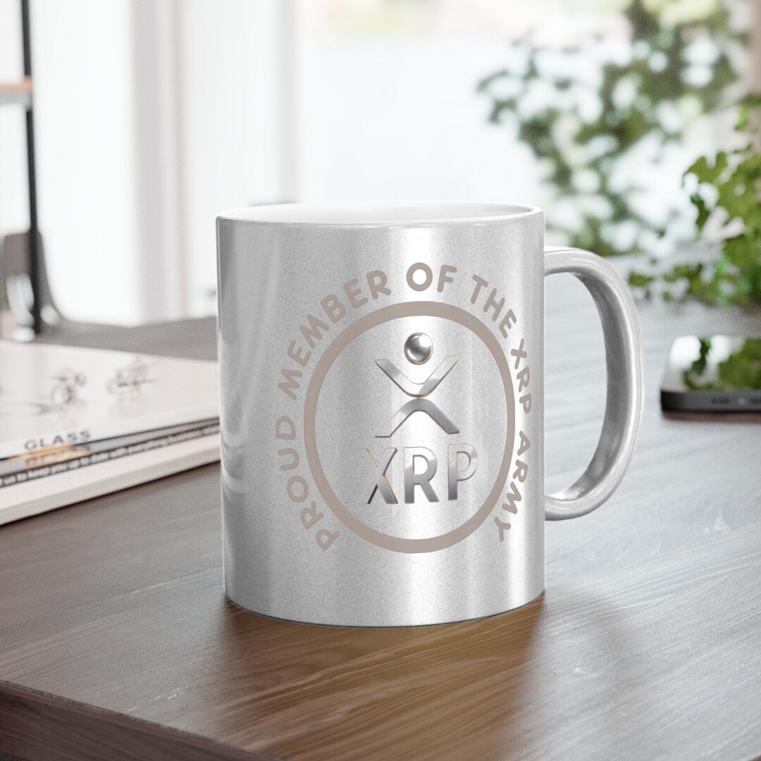 XRP Army Metallic Mug - Perfect for Crypto Enthusiasts, Gift for ...