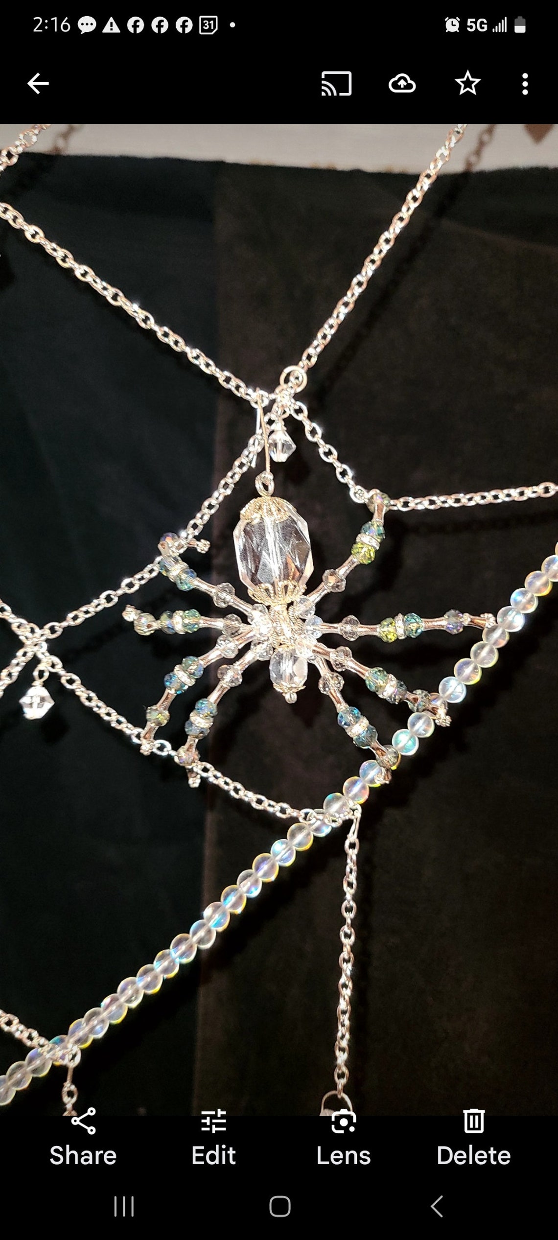 Spider Web and Spider - Etsy
