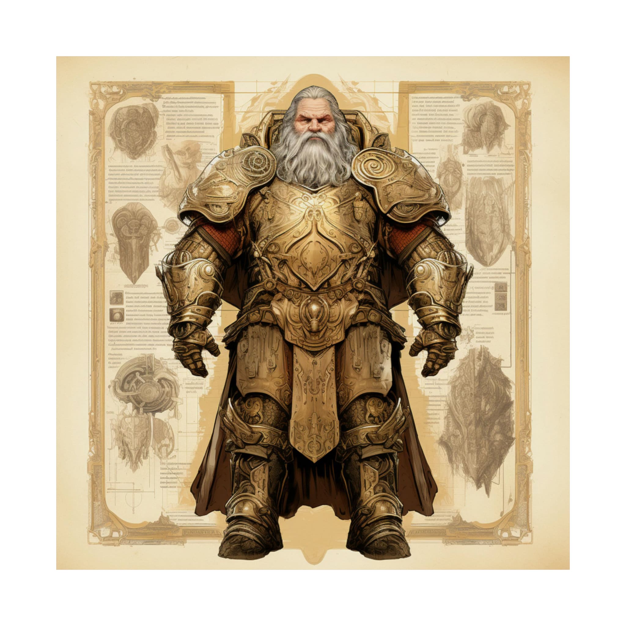 Dwarf Poster DnD Dwarf Art DnD Poster DnD Gift Tabletop Boardgame ...