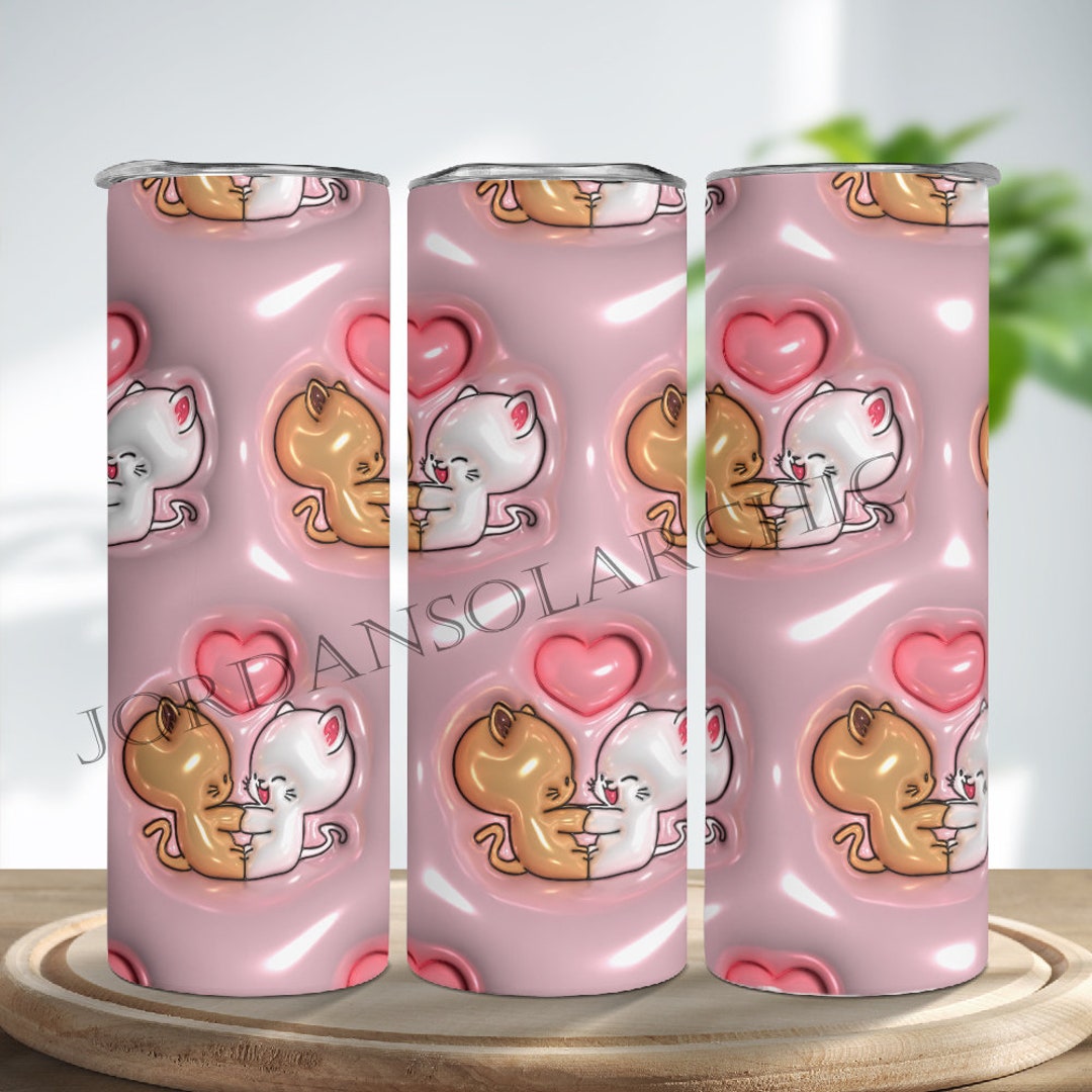 3D Inflated Couple Animal Tumbler Wrap - Etsy