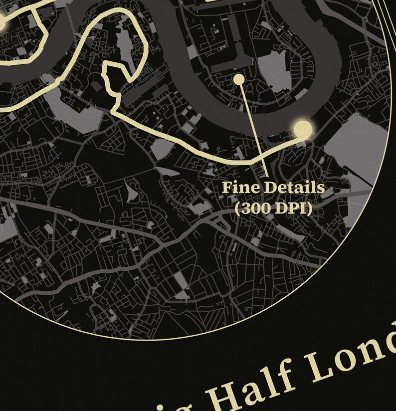 Personalized Any Run Map Poster Any Official or Any Tracked Run Custom ...