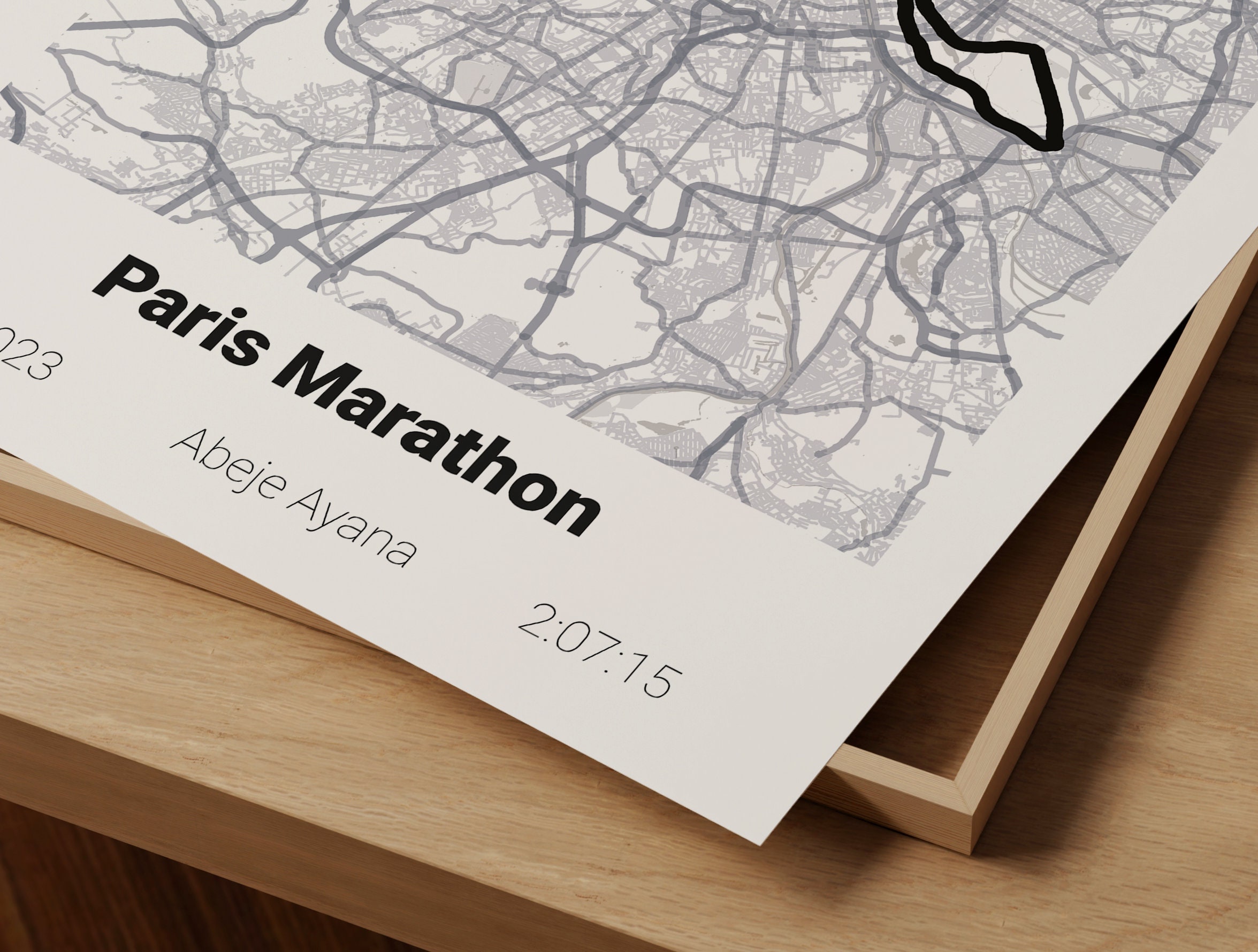 Personalized Any Run Map Poster Any Official or Any Tracked Run Custom ...