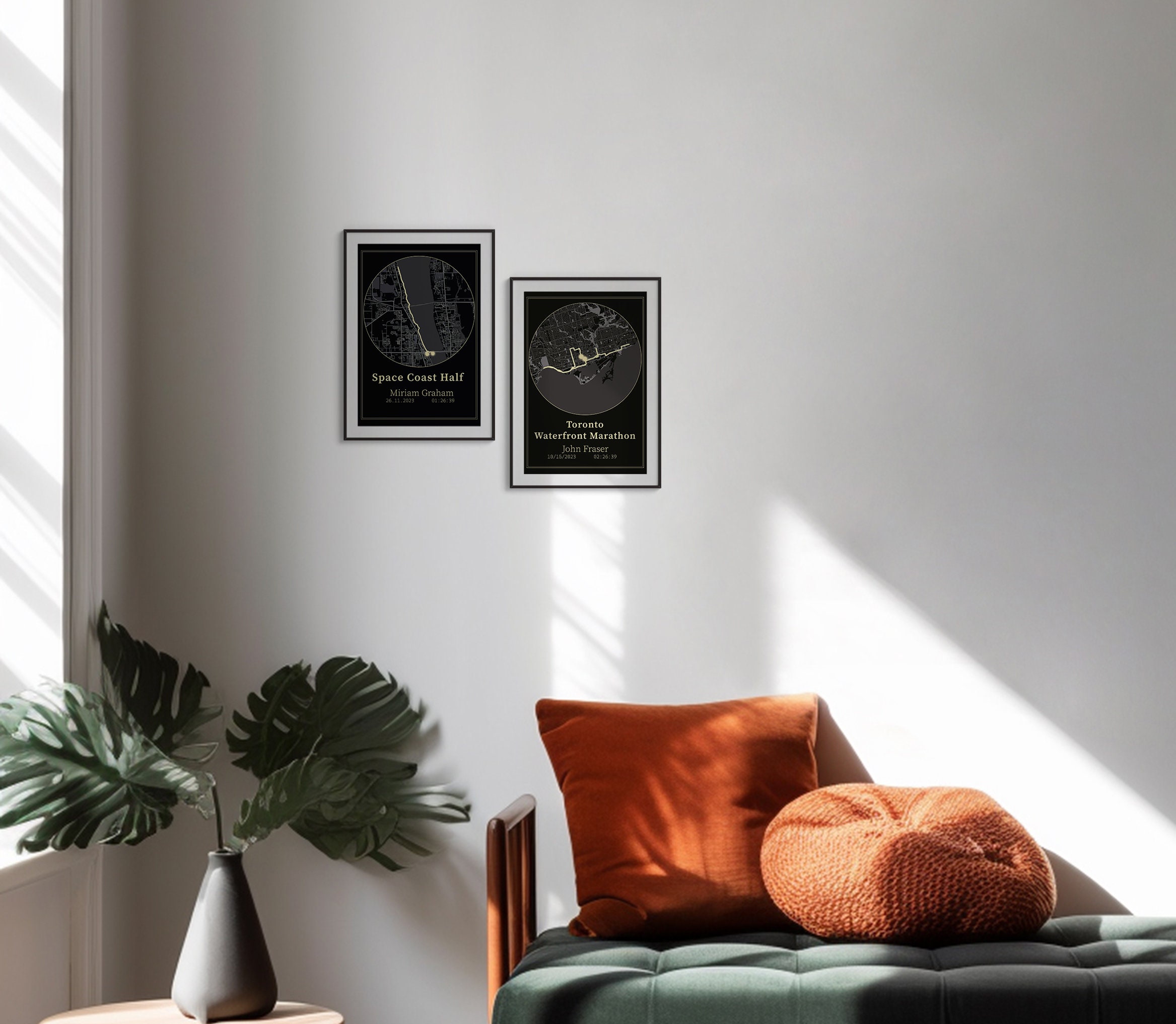 Personalized Any Run Map Poster Any Official or Any Tracked Run Custom ...