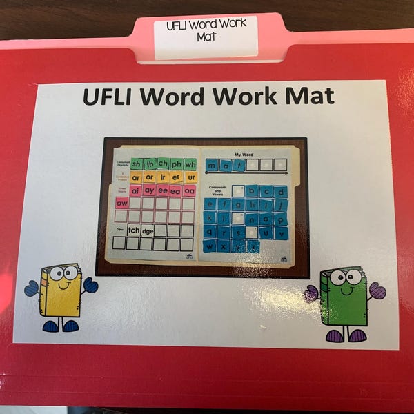 Ufli Word Work Mats - Etsy