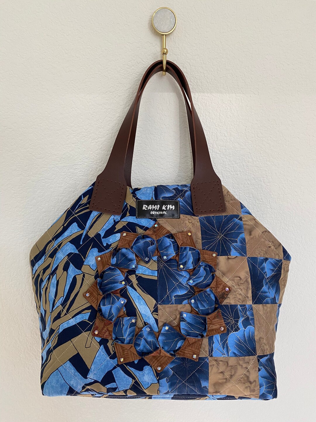 QUILTED BAG Midnight Forest Rami Kim Fascination One of a Kind Handmade ...