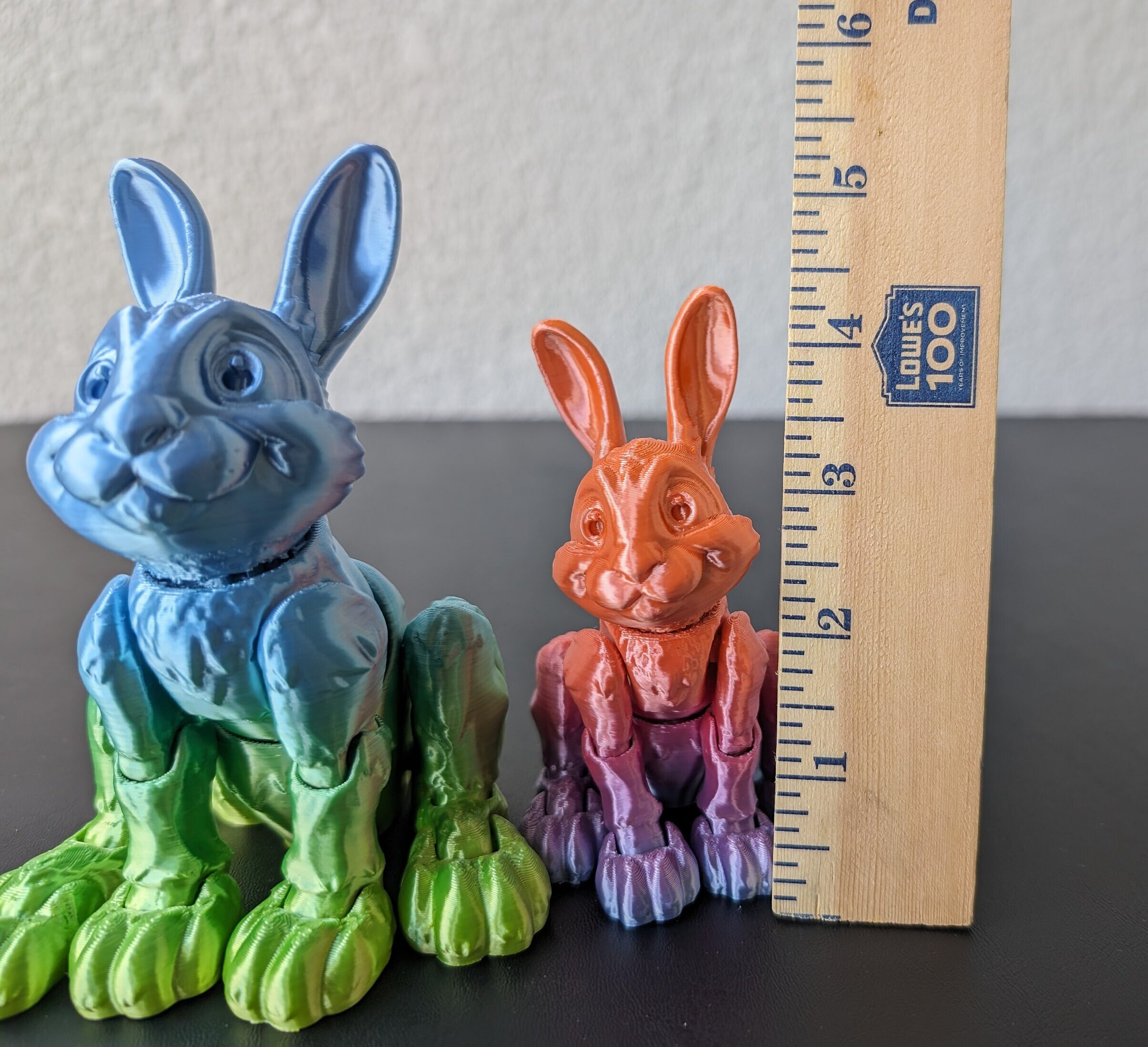 Bunny Rabbit 3D Printed Articulated Figure: Poseable Bunnies, Spring - Etsy