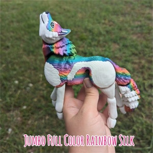 Wolf 3D Printed Articulated Figure - Wild Animal Model - Wildlife ...