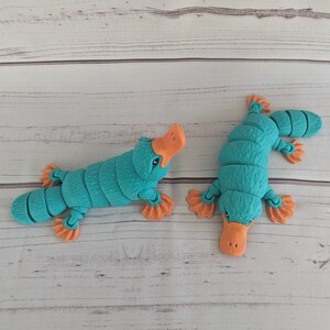 Platypus Large Articulated 3D Printed Figure - Posable Desktop ...