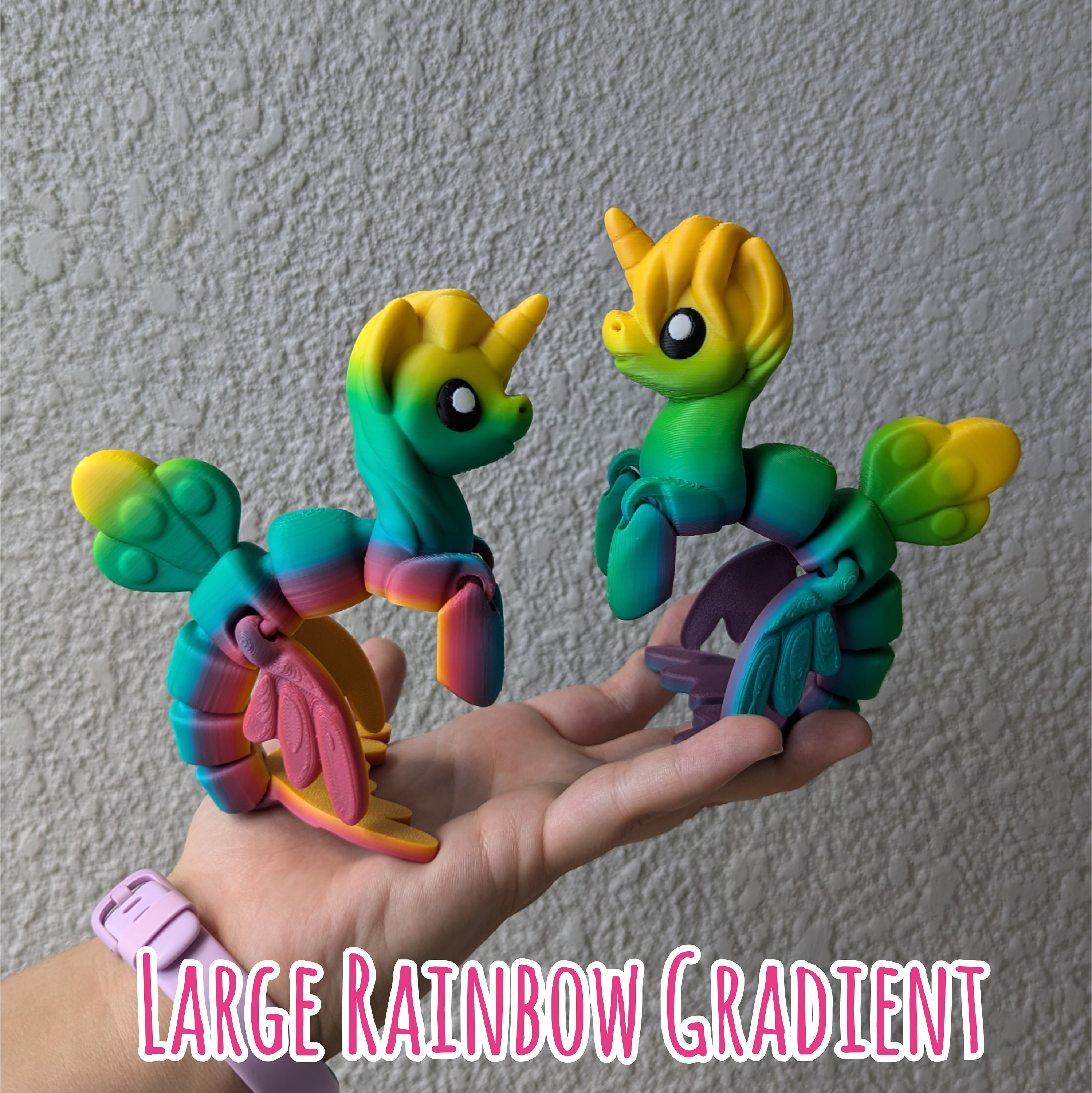 Mermaid Unicorn Magical 3D Printed Articulated Figure: Pegacorn ...