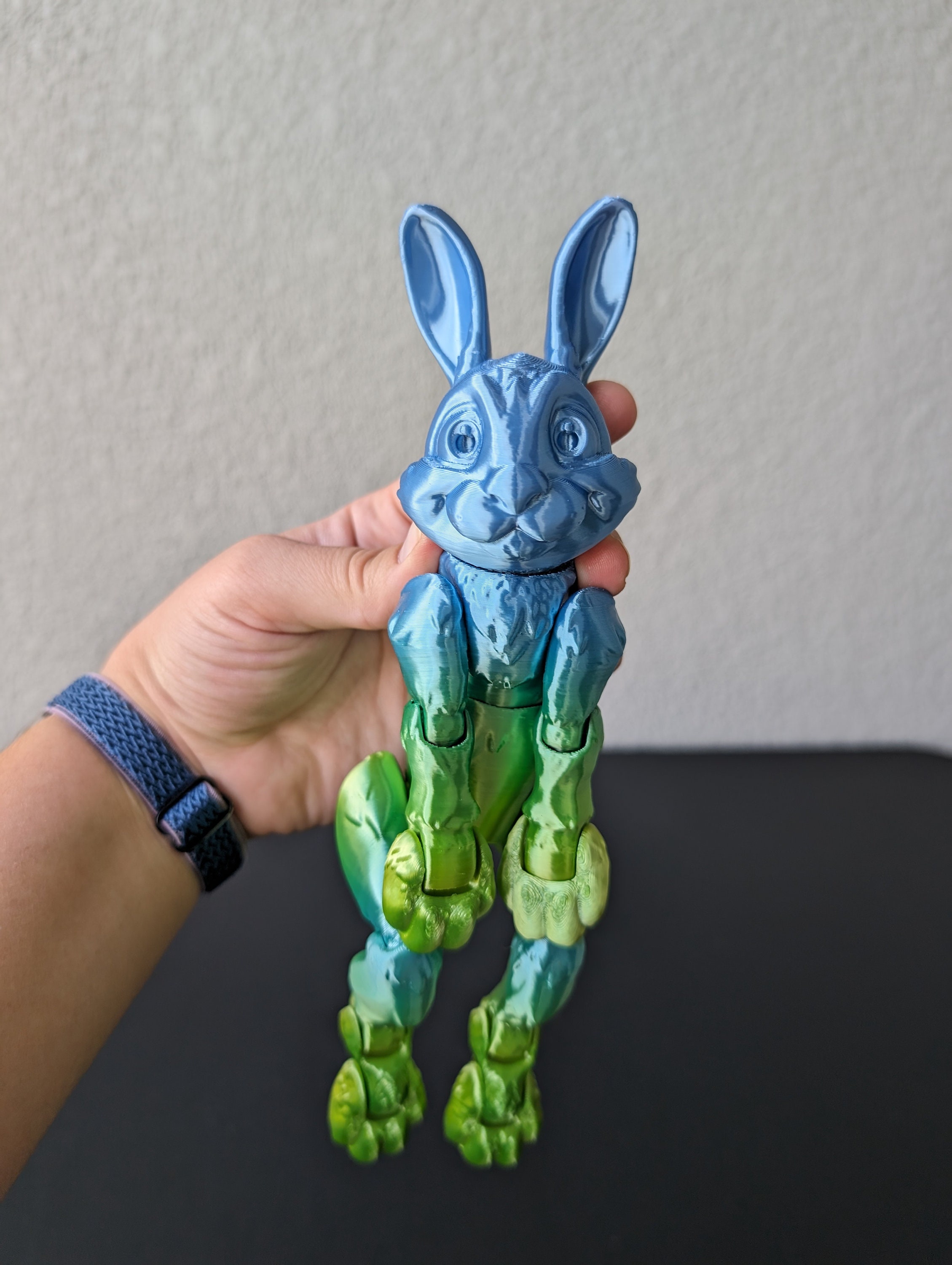 Bunny Rabbit 3D Printed Articulated Figure: Poseable Bunnies, Spring - Etsy