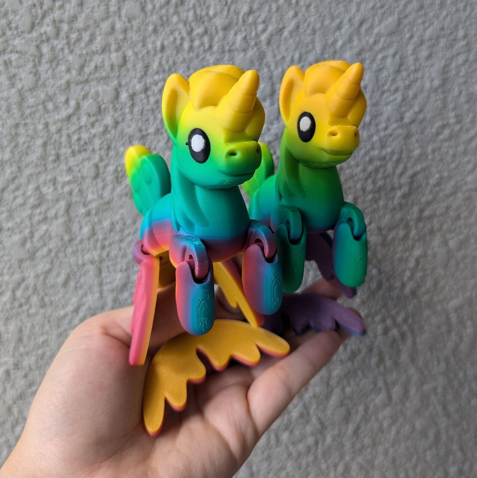 Mermaid Unicorn Magical 3D Printed Articulated Figure: Pegacorn ...