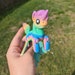 Mermaid Unicorn Magical 3D Printed Articulated Figure: Pegacorn ...