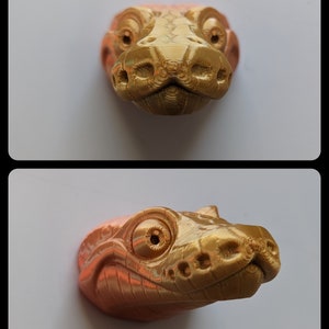 3D Printed Animal Head Magnets: Hammerhead Shark, Bearded Dragon ...