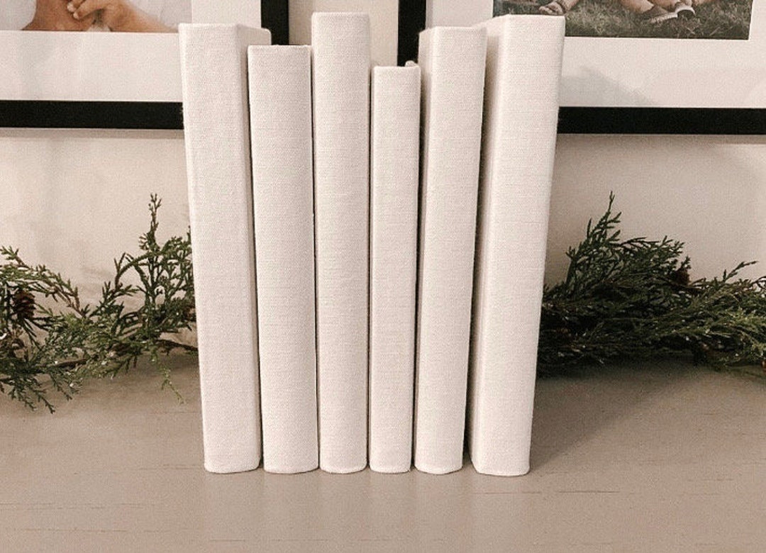 White Linen Books - Etsy