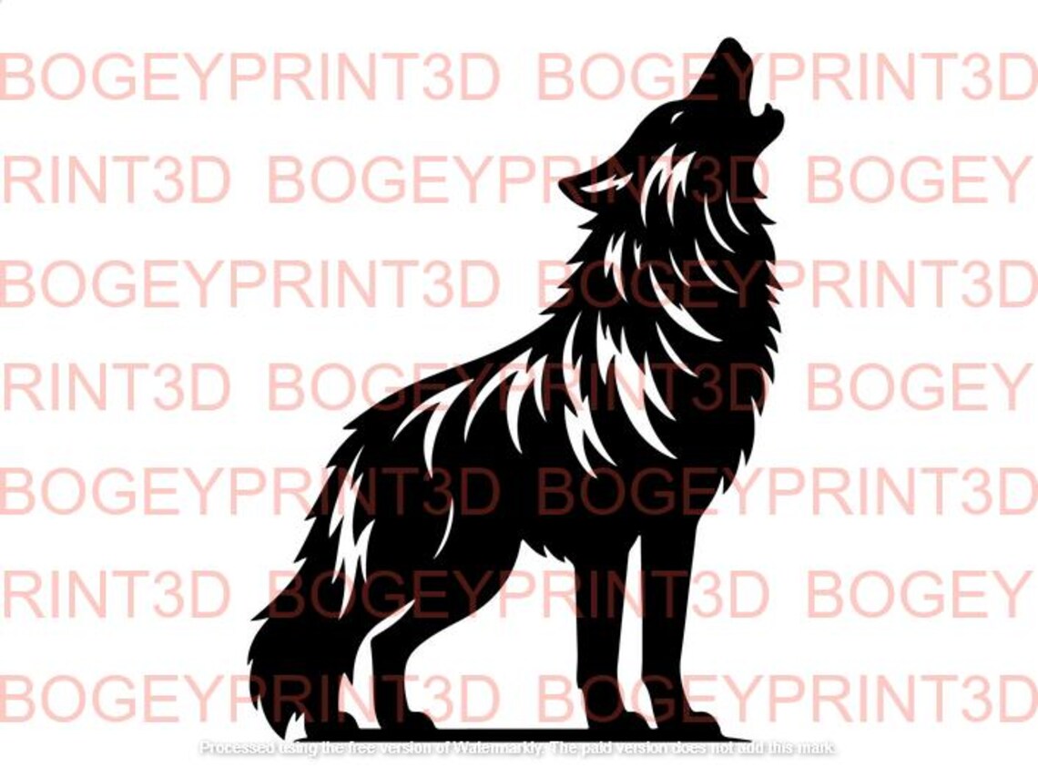 Wolf SVG File for Cricut Printable Png SVG Laser File Digital Download ...