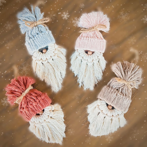 Macrame Santa - Etsy
