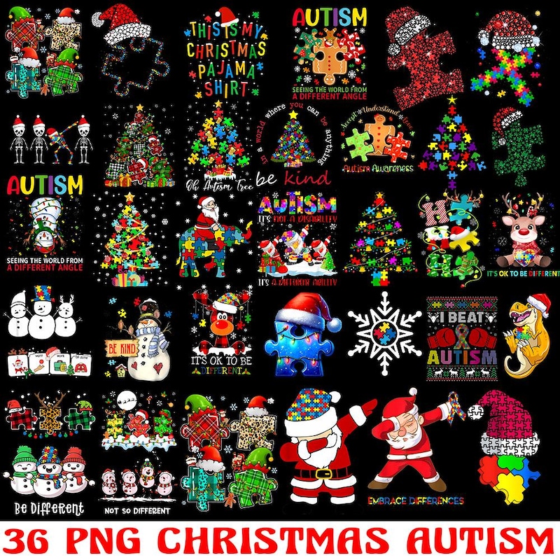 Autism Funny Christmas - Etsy
