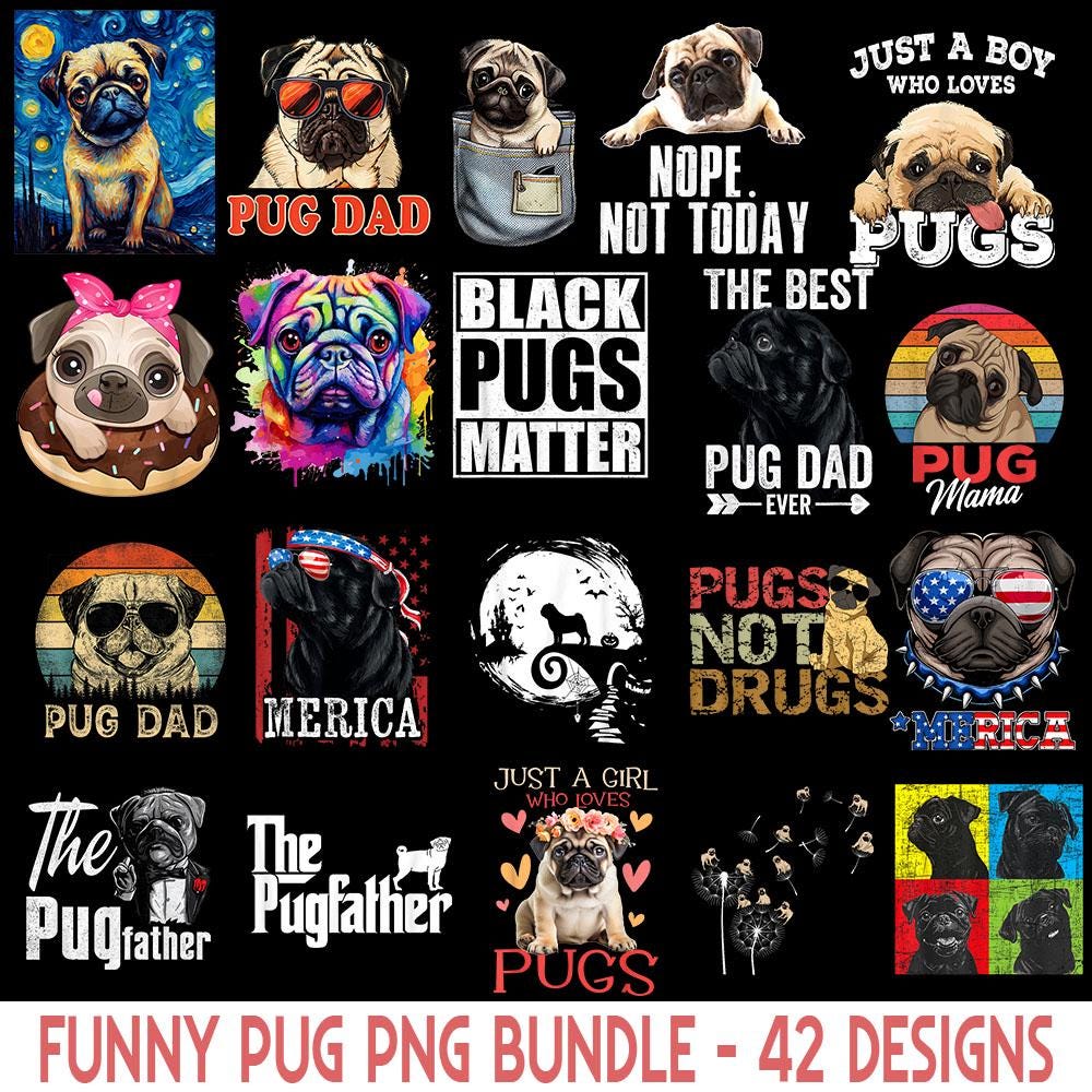 Funny Pugs With Words