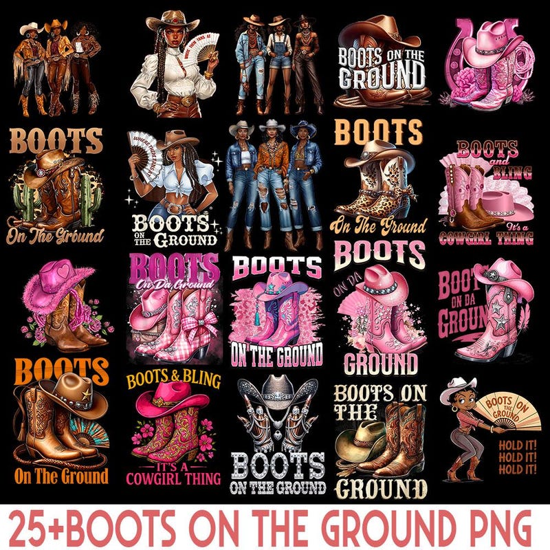 Boots on the Ground Fans - Etsy