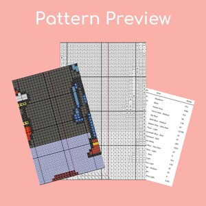 Undertale Cross Stitch Pattern, Video Game, Simple PDF Instant Download ...